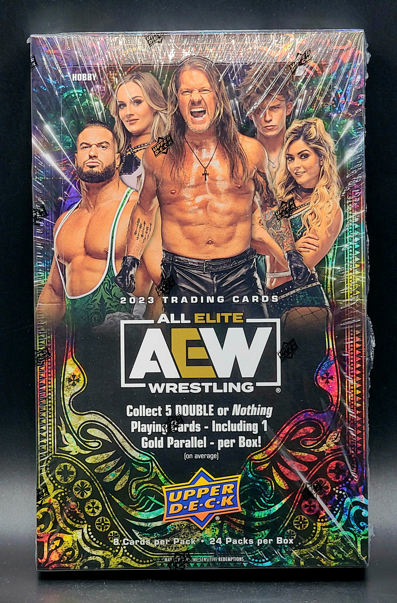 Buy 2023 Upper Deck All Elite Wrestling (AEW) Hobby Box – Exclusive Wrestler Cards, Inserts ...
