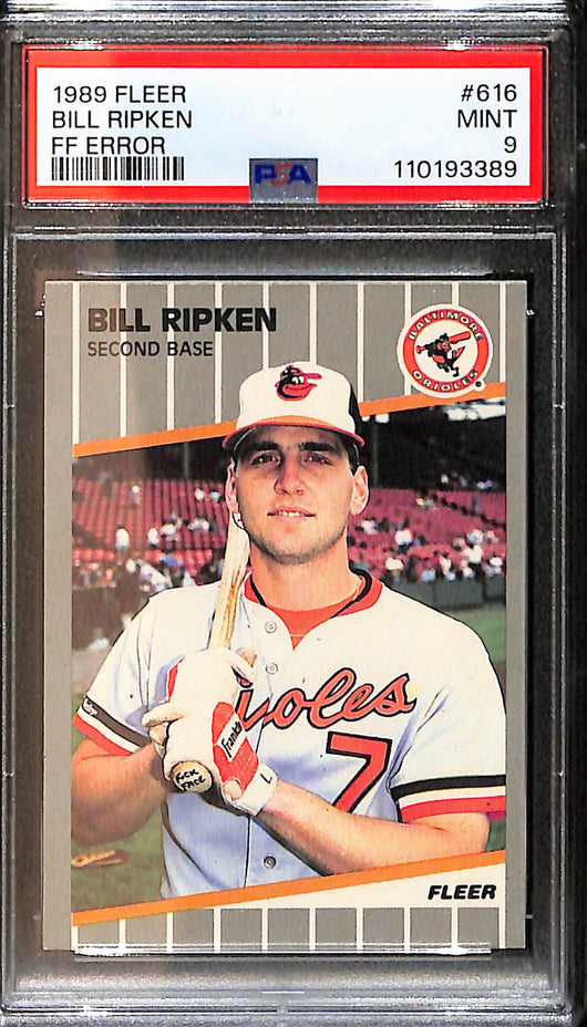 1989 Fleer Bill Ripken FF Error PSA 9 – Mojobreak Shop