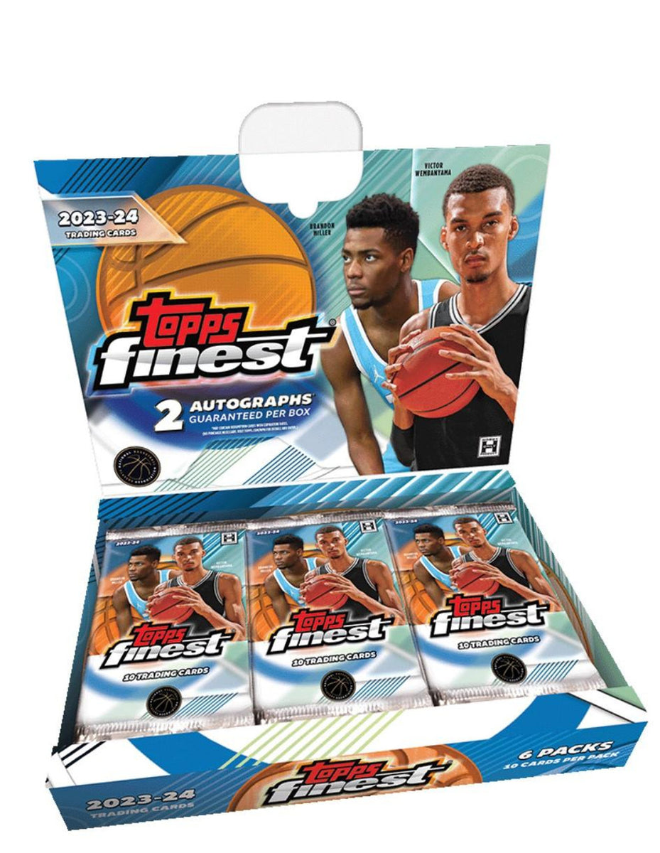2023/24 Topps Finest Basketball Hobby Box | Premium Autographs ...