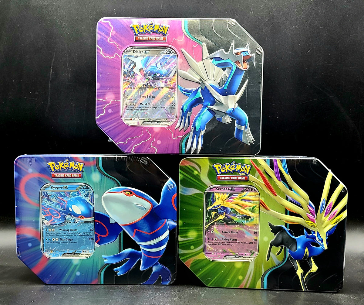 PRE-ORDER Pokemon Azure Legends 3-Tin Set – Mojobreak Shop