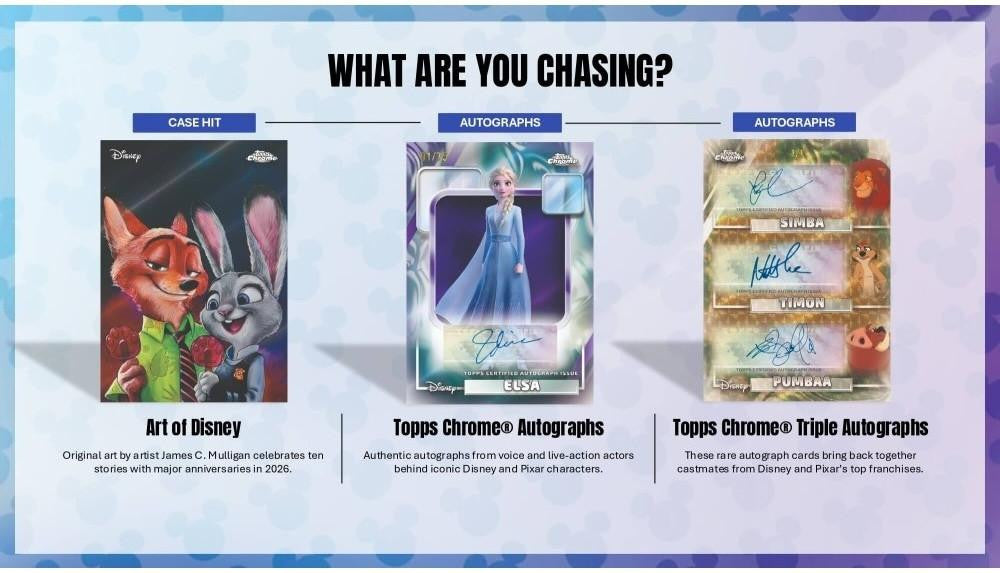 2026 Topps Chrome Disney Blaster Box – Mojobreak Shop